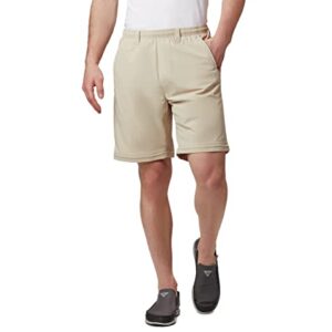 Columbia Men’s Backcast Convertible Sun Pants, Quick Drying Fossil