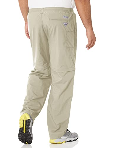 Columbia Men’s Backcast Convertible Sun Pants, Quick Drying Fossil