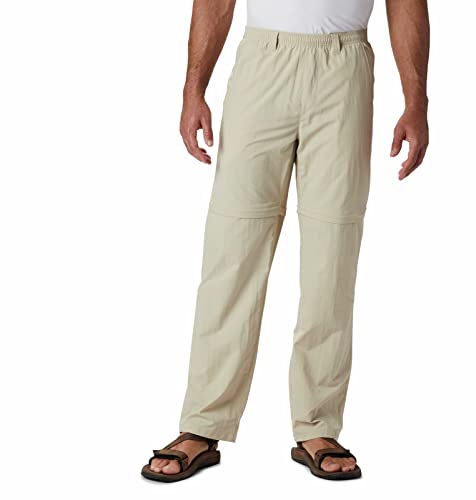 Columbia Men’s Backcast Convertible Sun Pants, Quick Drying Fossil