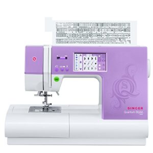 SINGER | 9985 Sewing & Quilting Machine With Accessory Kit - 960 Stitches - Drop-In Bobbin System, & Built-In Needle Threader 24 pounds