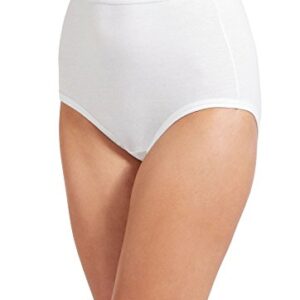 Jockey Women's Underwear Classic Brief - 3 Pack, White, 7