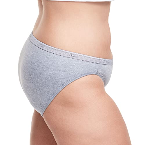 Hanes womens Cotton, Available Multiple Pack Sizes bikini underwear, 10 Pack - Assorted 1, 6 US