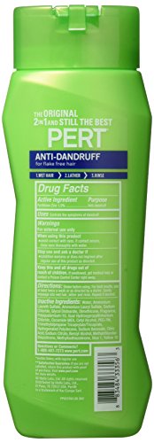 Pert Plus 2 in 1 Shampoo and Conditioner Dandruff Control 13.5 Ounces (Pack of 2)