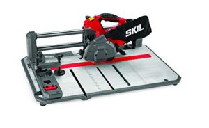 skil 3601-02 flooring saw with 36t contractor blade, red and black