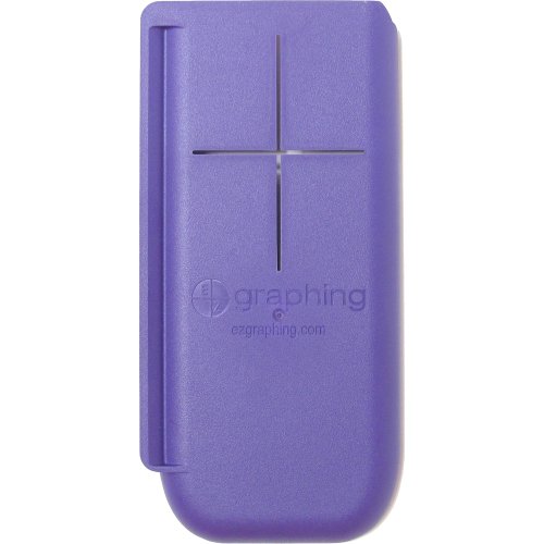 EZ Graphing Purple Hard Slide Cover for TI 84 Plus, TI 84 Plus C Silver Edition (not for TI 84 Plus CE)