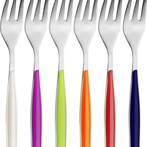 Bugatti GLAA-021F17/6 Glamour 6-Piece Cutlery Set Cake Forks SAN/Steel Multi-Coloured 16 x 20 x 3 cm