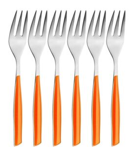 bugatti - flatware set 6 pcs. dessert fork"glamour" orange