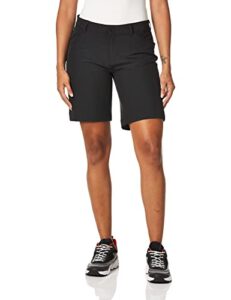 dickies women's temp-iq stretch performance short, black, 12