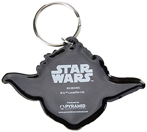 STAR WARS, RK38345C, Yoda Rubber Keychain, Multi-Color, 4.5 x 6cm