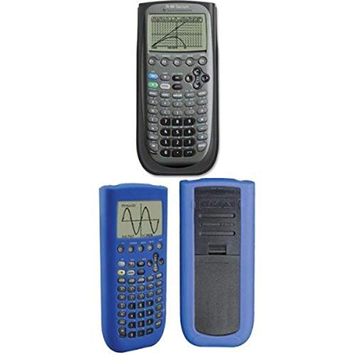 Texas Instruments TI-89 Titanium Graphing Calculator with Guerrilla Silicone Case (Blue)