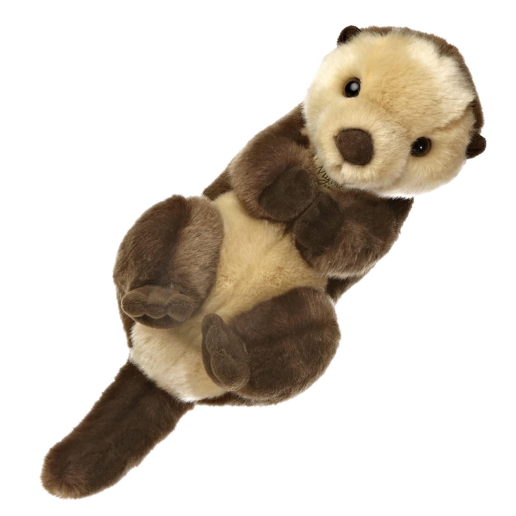 Aurora® Adorable Miyoni® Sea Otter Stuffed Animal - Lifelike Detail - Cherished Companionship - Brown 10 Inches