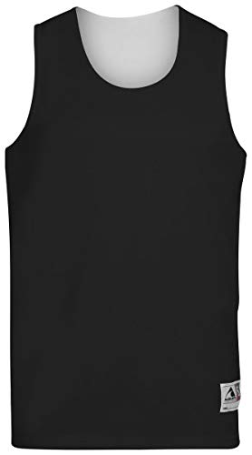 Augusta Sportswear mens Augusta Reversible Wicking Tank Sleeveless, Black/White, Large US