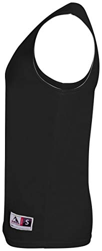 Augusta Sportswear mens Augusta Reversible Wicking Tank Sleeveless, Black/White, Large US