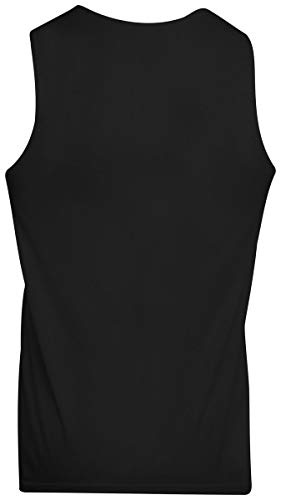 Augusta Sportswear mens Augusta Reversible Wicking Tank Sleeveless, Black/White, Large US