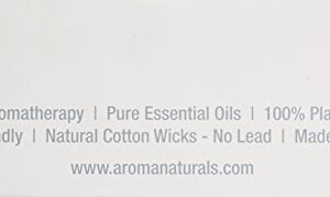 Aroma Naturals Ambiance Votive Candle, Yellow/Orange/Lemongrass, 6 Count