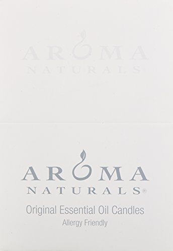 Aroma Naturals Ambiance Votive Candle, Yellow/Orange/Lemongrass, 6 Count