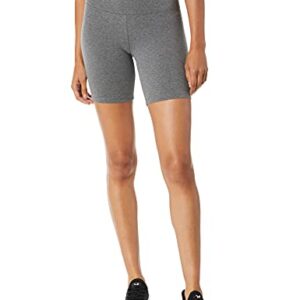 Jockey Womens 7" Bike Casual Shorts, Charcoal, Medium US