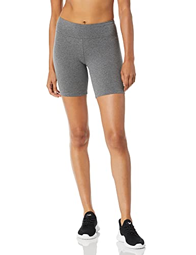 Jockey Womens 7" Bike Casual Shorts, Charcoal, Medium US