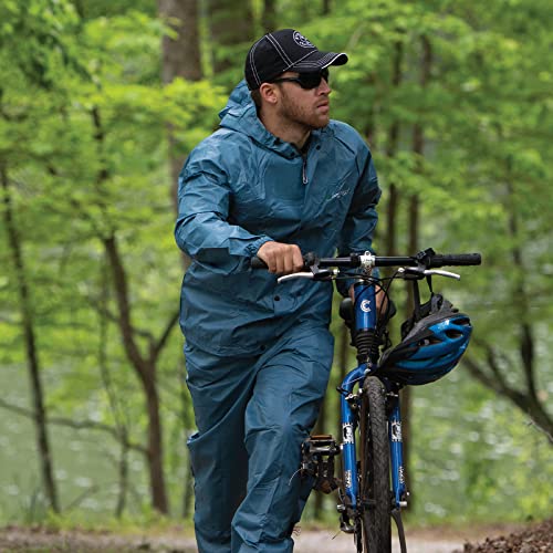 FROGG TOGGS Men's Men's Pro Lite Rain Suit, Carbon Black, Medium-Large US