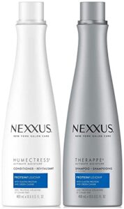 nexxus shampoo & conditioner combo pack, therappe humectress, caviar complex, 13.5 oz each