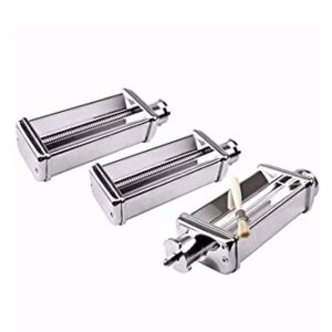 Smeg SMPC01 Pasta Roller & Cutter Set, Silver