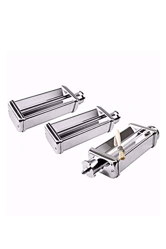 Smeg SMPC01 Pasta Roller & Cutter Set, Silver