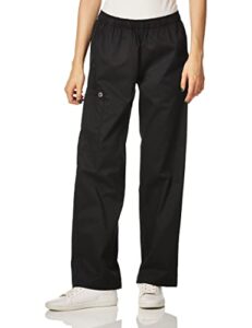 wonderwink wonderwork women’s pull-on cargo pant — black, 2x large