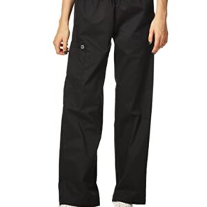 WonderWink WonderWORK Women’s Pull-On Cargo Pant — Black, 2X Large