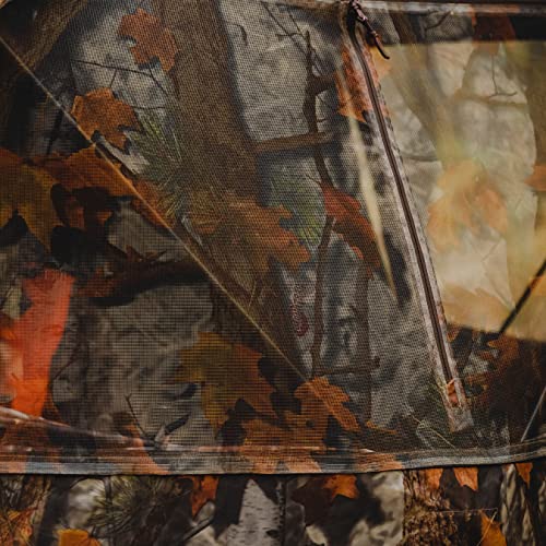 Barronett Blinds GR251BT Grounder 250 Pop Up Portable 2 Person Blind, Bloodtrail Woodland Camo