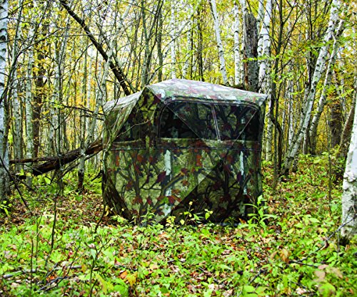 Barronett Blinds GR251BT Grounder 250 Pop Up Portable 2 Person Blind, Bloodtrail Woodland Camo