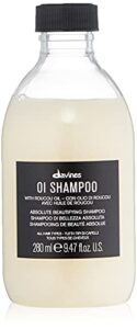 davines oi shampoo | nourishing shampoo for all hair types | shine, volume, and silky-smooth hair everyday | 9.47 fl oz