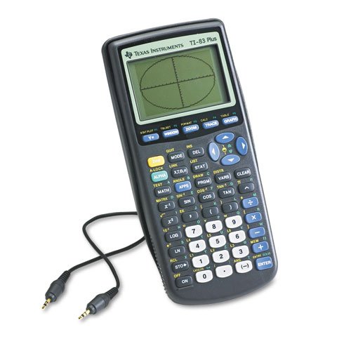 TI-83Plus Programmable Graphing Calculator, 10-Digit LCD