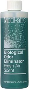 medi-aire biological odor eliminator 8 oz. refill bottle, fresh air scented - 1/bottle