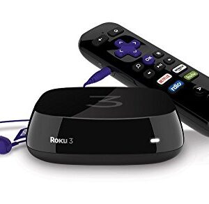 Roku 3 Streaming Media Player with Voice Search (Renewed)