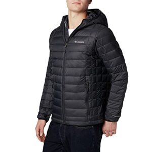 Columbia Mens, Voodoo Falls 590 TurboDown Hooded Jacket, Black, Large