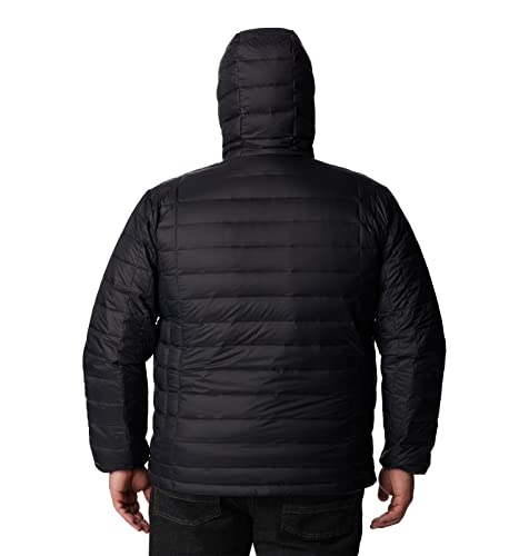 Columbia Mens, Voodoo Falls 590 TurboDown Hooded Jacket, Black, Large