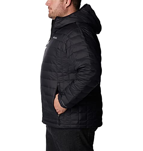 Columbia Mens, Voodoo Falls 590 TurboDown Hooded Jacket, Black, Large