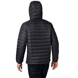 Columbia Mens, Voodoo Falls 590 TurboDown Hooded Jacket, Black, Large