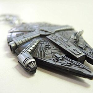 Star Wars Millennium Falcon Spaceship Alloy Keychain (Pewter)