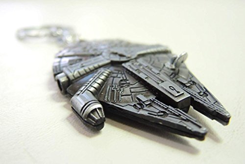 Star Wars Millennium Falcon Spaceship Alloy Keychain (Pewter)