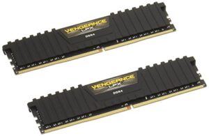 corsair cmk8gx4m2a2400c16 vengeance lpx 8gb (2x4gb) ddr4 dram 2400mhz (pc4 19200) c16 memory kit - black