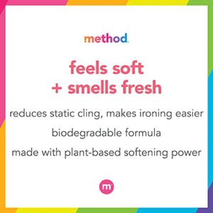 Method Fabric Softener, Beach Sage, 45 loads, Reduces Static Cling, 53.5 Ounces (Pack of 4)