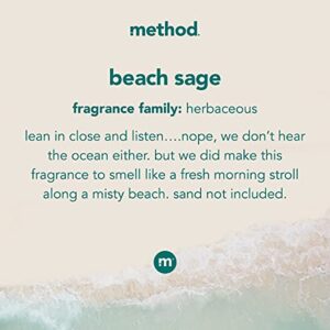 Method Fabric Softener, Beach Sage, 45 loads, Reduces Static Cling, 53.5 Ounces (Pack of 4)