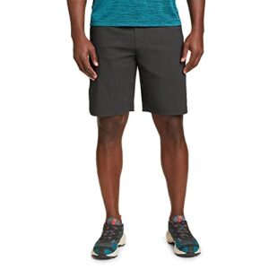 eddie bauer men's horizon guide 10" chino shorts, carbon, 34