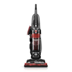 hoover windtunnel 3 high performance pet bagless corded upright vacuum cleaner, uh72630, red