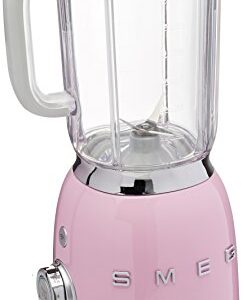 Smeg Countertop, Pastel Pink 50s Style Blender, 48 Ounces