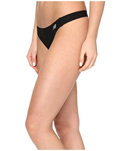 New Balance Women's Laser Thong Panties (3 Pack), Black, Medium