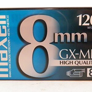 Maxell 8mm GX-MP 120 Videotapes (6-pack)