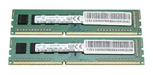 2x4gb (8gb total) 1rx8 samsung m378b5173qh0-ck0 pc3-12800u desktop memory