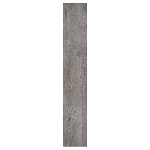 Vinyl Peel and Stick Floor Tile, Self-Adhesive Wood Plank, 10-Pack (15 Square Feet) - 6 Inch Width, 36 Inch Length, 1.2mm - Light Grey Oak - Easy DIY Nexus Planks for Any Room by Achim Home Decor